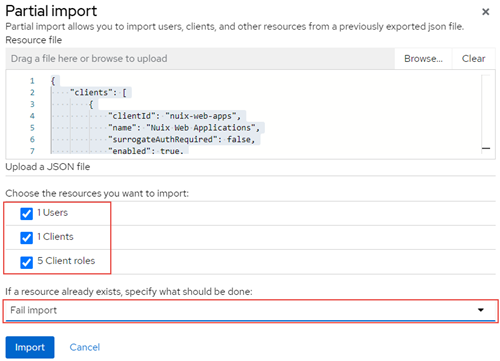 Keycloak configuration